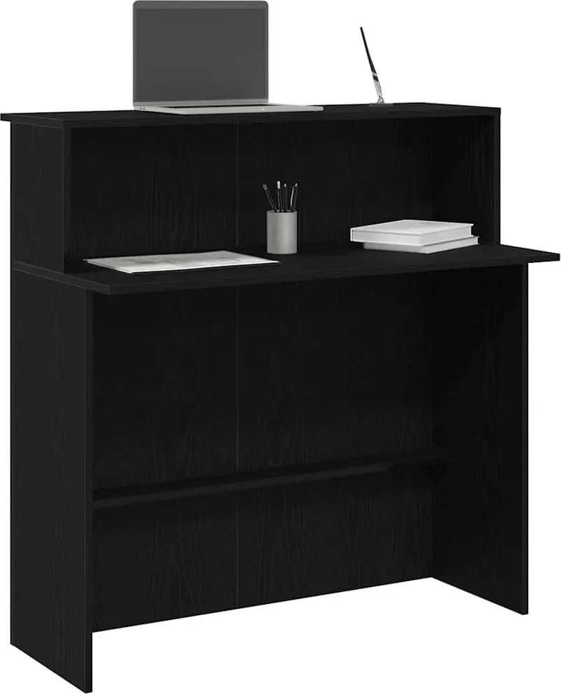 vidaXL Recepční stůl 100x50x103,5 cm kompozitní dřevo [859029] Barva: Bílá