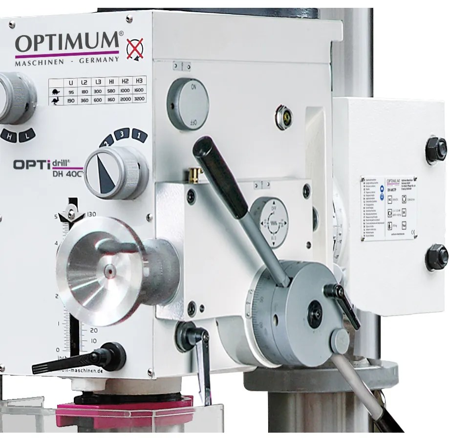Sloupová převodová vrtačka Převodová vrtačka OPTIdrill DH 40 CTP