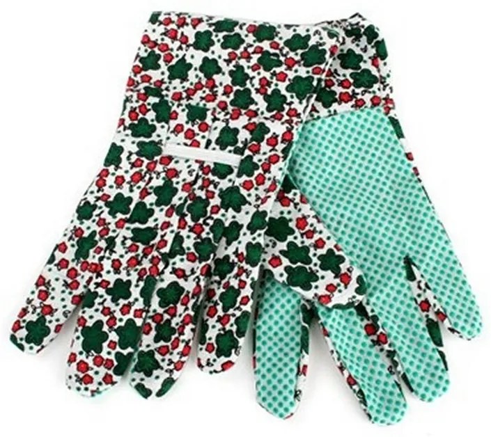 Zahradní rukavice dámské, bavlna, vel. 9
