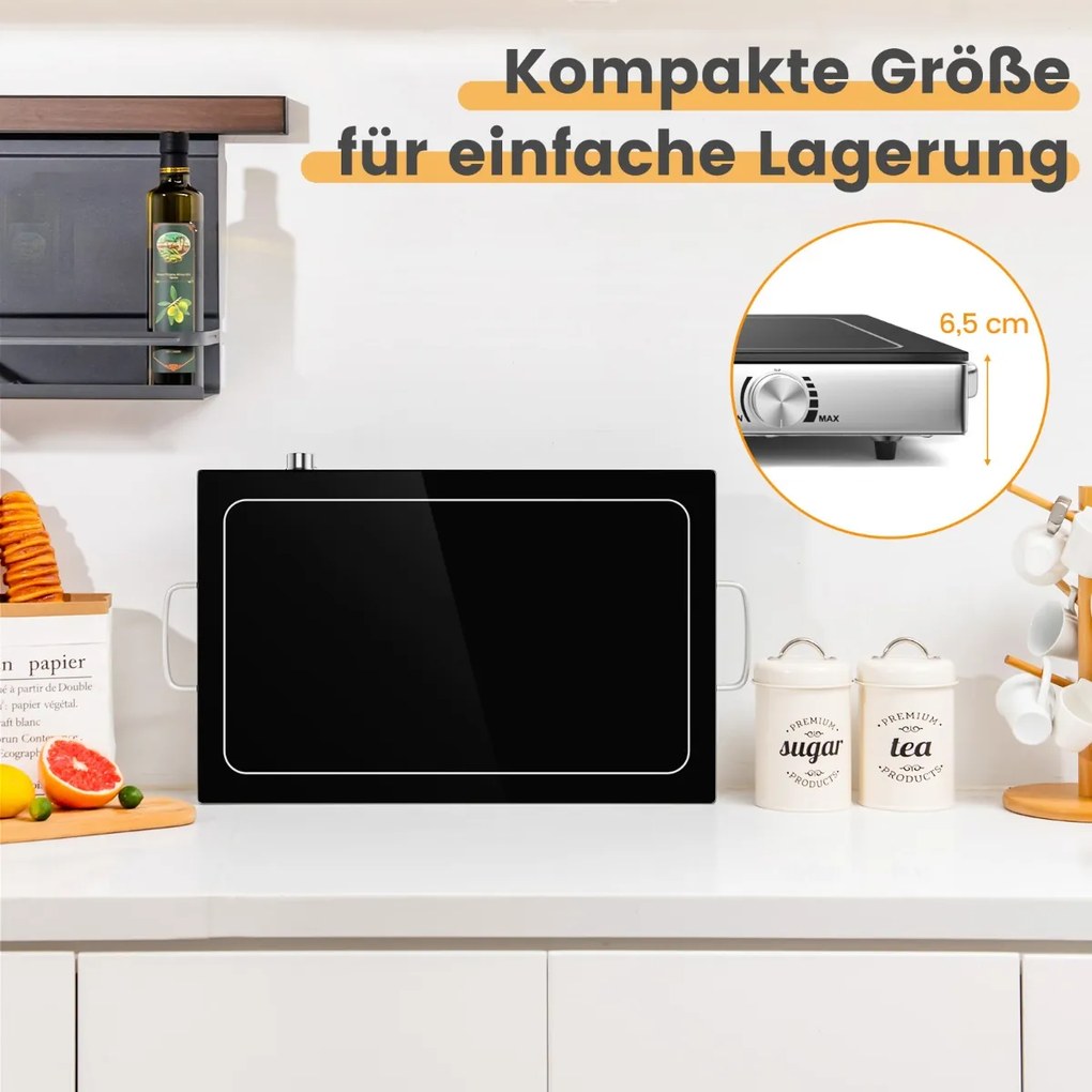Costway Ohřívací talíř Elektrický ohřívač potravin s funkcí ohřevu 50 - 120 ℃