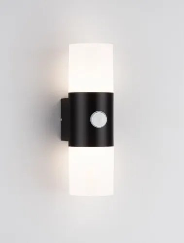 Nástěnné LED svítidlo NOVA LUCE PAUL 10W 3000K IP65 9176107 s pohybovým čidlem