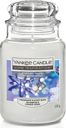 Svíčka vonná sklo Yankee candle SPARKLING HOLIDAY 538g (hoří 130hod) 716281