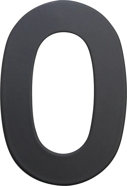 Domovní číslo "0", RN.75L, černá