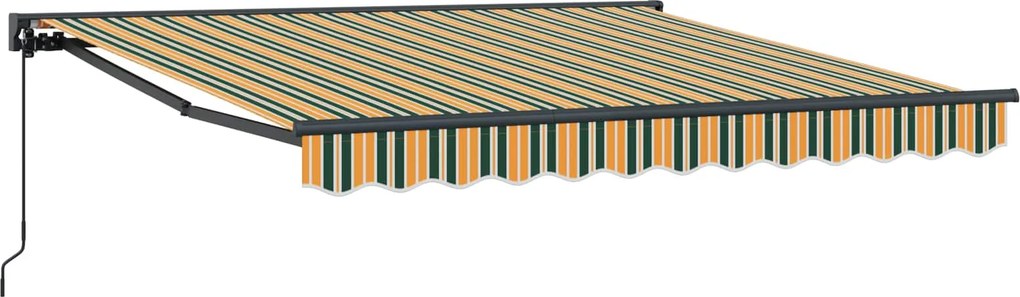 Rám markýzy Zelená a žlutá 300 x 250 cm 3330175
