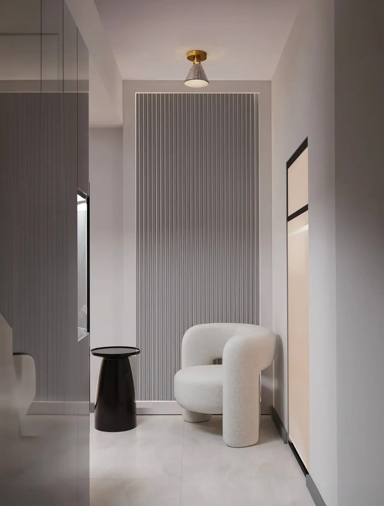 Designové stropní svítidlo Voi 1 Šedá