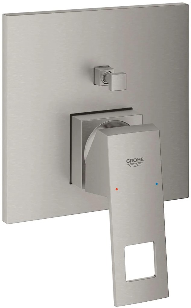 Grohe Eurocube - Baterie pod omítku pro 2 spotřebiče, supersteel 24062DC0