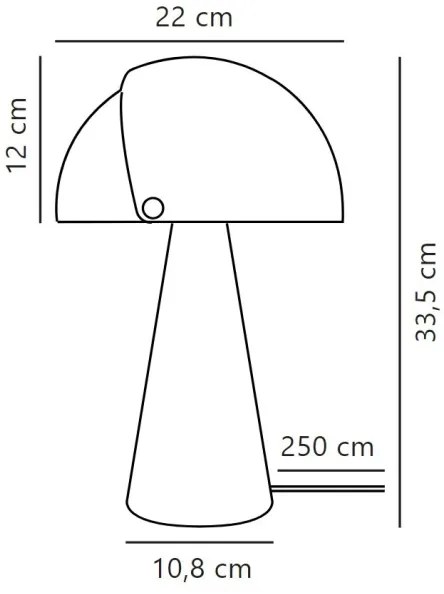 DFTP by Nordlux -Stolní lampa s nastavitelným stínítkem ALIGN 1xE27/25W/230V béž