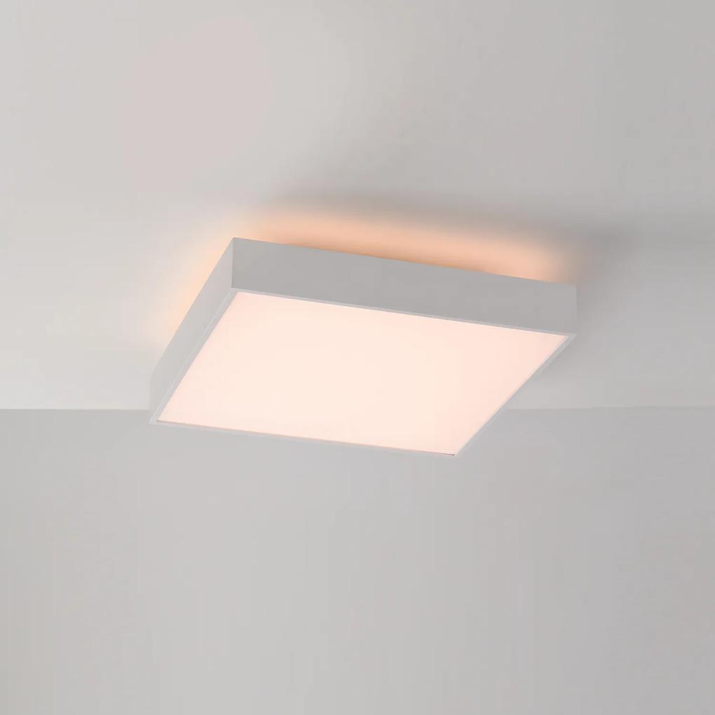 ACB Iluminacion Stropní LED svítidlo OPORTO, š. 40 cm, 40W + 5W, CRI90, CCT switch 2700-3000K Barva: Bílá, Stmívání: Casambi