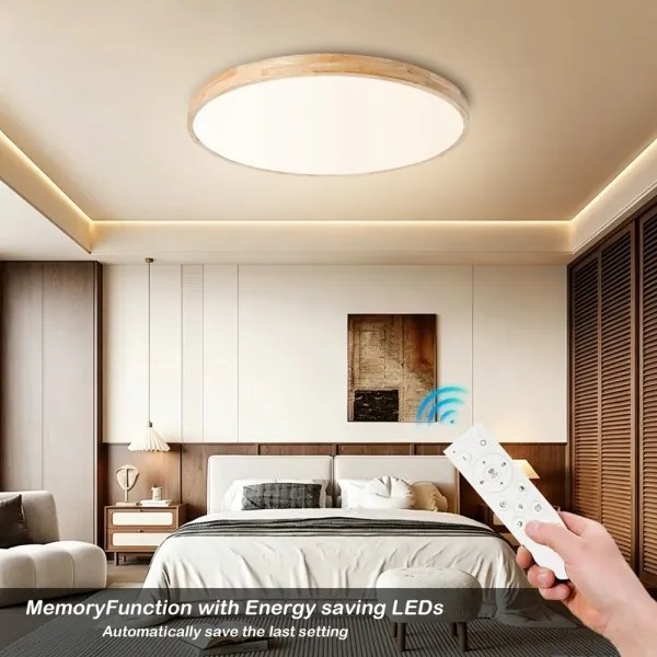 BRILAGI - LED Stmív. svítidlo WOODLINE LED/100W/230V 3000-6000K dub pr. 80 cm+DO