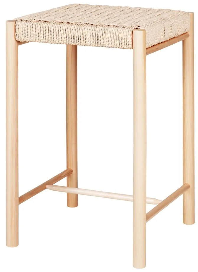 Barová židle z topolového dřeva v přírodní barvě 66,5 cm Abano – House Nordic