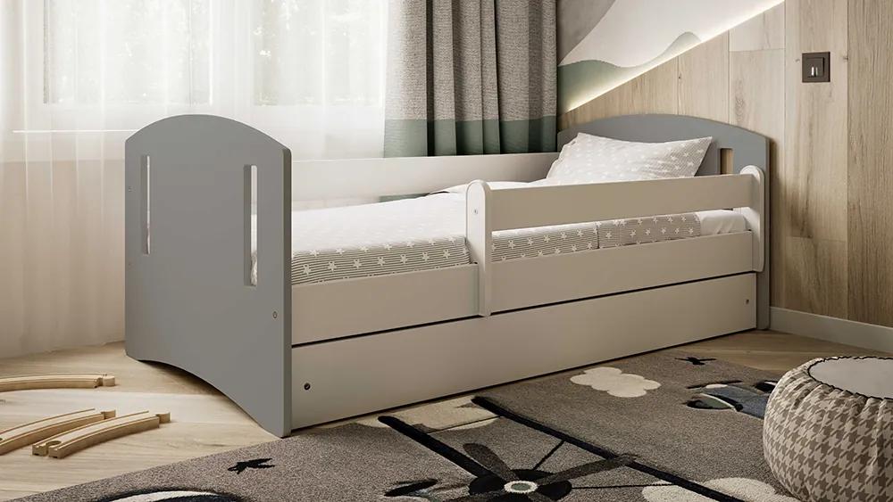 BabyBeds Dětská postel CLASSIC 2 s úložným prostorem Velikost postele: 160x80 cm, Barva postele: Zelená