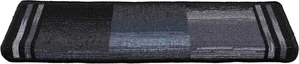 Nášlapy na schody samolepicí 10 ks 65x21x4 cm černošedé 149843