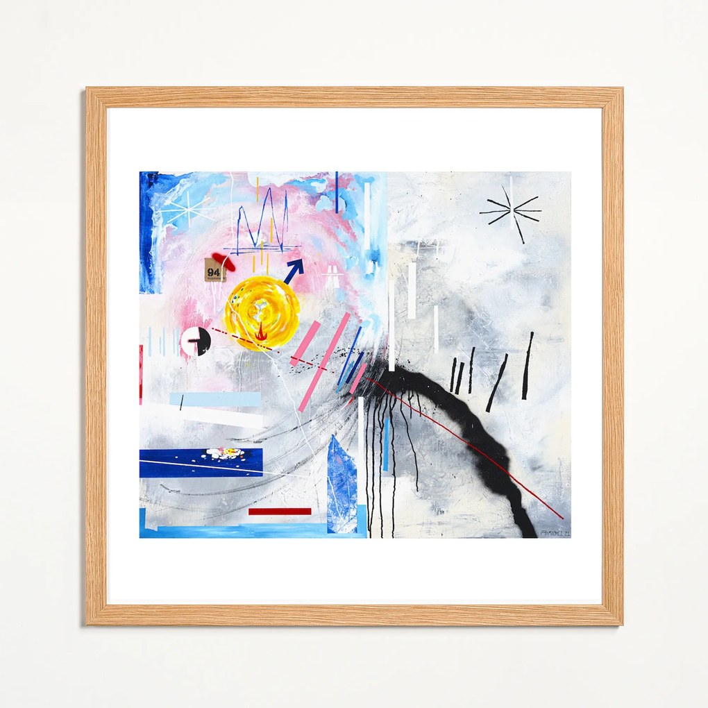 Akrobad | Josef Sedlák Akrobad | Harmonie Rám: Černý, Velikost: 50 x 70 cm