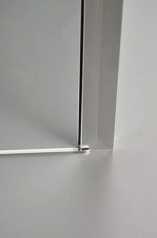 ARTTEC Sprchový kout rohový jednokřídlý MOON A 10 grape sklo 90 - 95 x 86,5 - 88 x 195 cm
