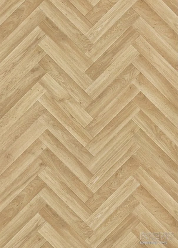 Breno PVC ATLANTIC Bartek Oak 236M - světlé parkety, šíře 100 cm