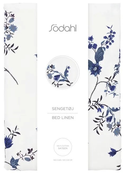 Södahl Bavlněné povlečení 140x220 Grace Navy Blue