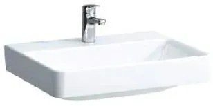 Laufen Pro S - Umyvadlo, 600x465 mm, 1 otvor pro baterii, bez přepadu, bílá H8169630001561