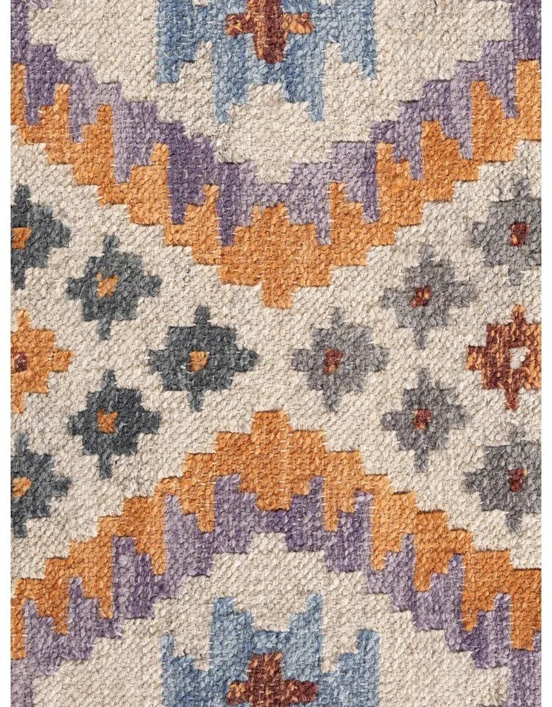 Oboustranný ručně tkaný vlněný běhoun 60x190 cm Kamal Oasis – Nouristan