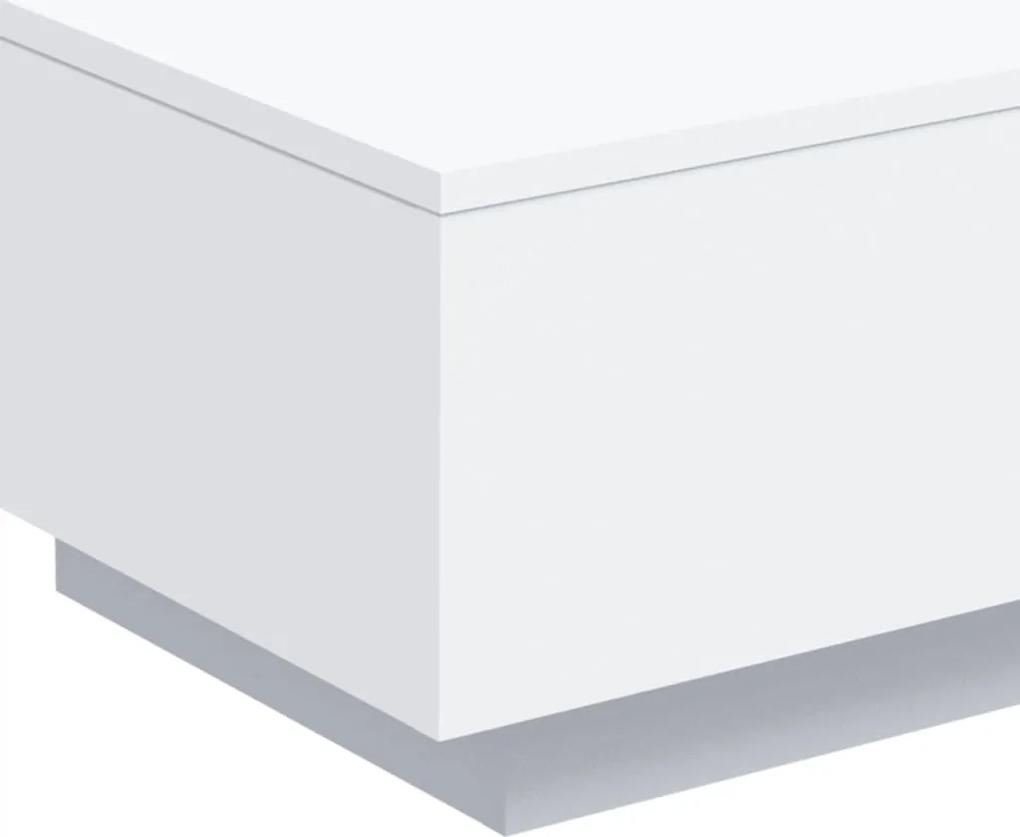 vidaXL Konferenční stolek 55 x 55 x 31 cm kompozitní dřevo [836567] Barva: Bílá