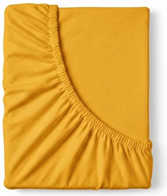 Kvalitex Jersey prostěradlo dětské sytě žluté 70x140cm