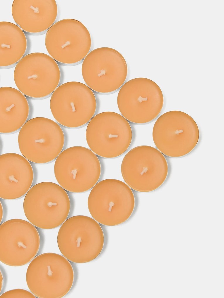 Sinsay - Sada čajových svíček Winter Orange 30 pack - oranžová