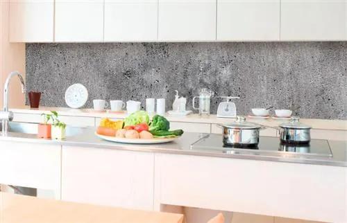 Samolepící tapety za kuchyňskou linku beton šedý rozměr 350 cm x 60 cm