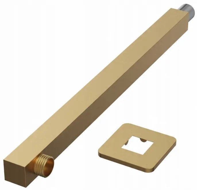 Gamma Gamma, podomítkové rameno 40cm, zlatá matná, GMA-RAM-D-LP03-BGD