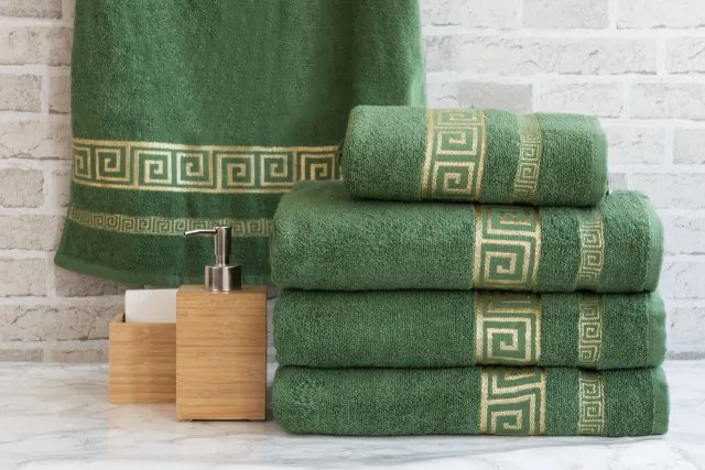 XPOSE ® Froté ručník BELLA - zelená 50x90 cm