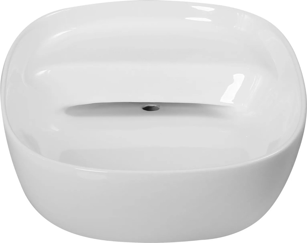 Invena Elara, umyvadlo na desku 460x370x135 mm, bílá lesklá, INV-CE-03-P46-Y Leták: https://cloud.invena.pl/s/nnXaZKg3crBrRkz/download?path=%2FPliki%20do%20strony%20www%2FCE-03-P46-Y/Inne/CE-03-O46-Y-ulotka-ENG…