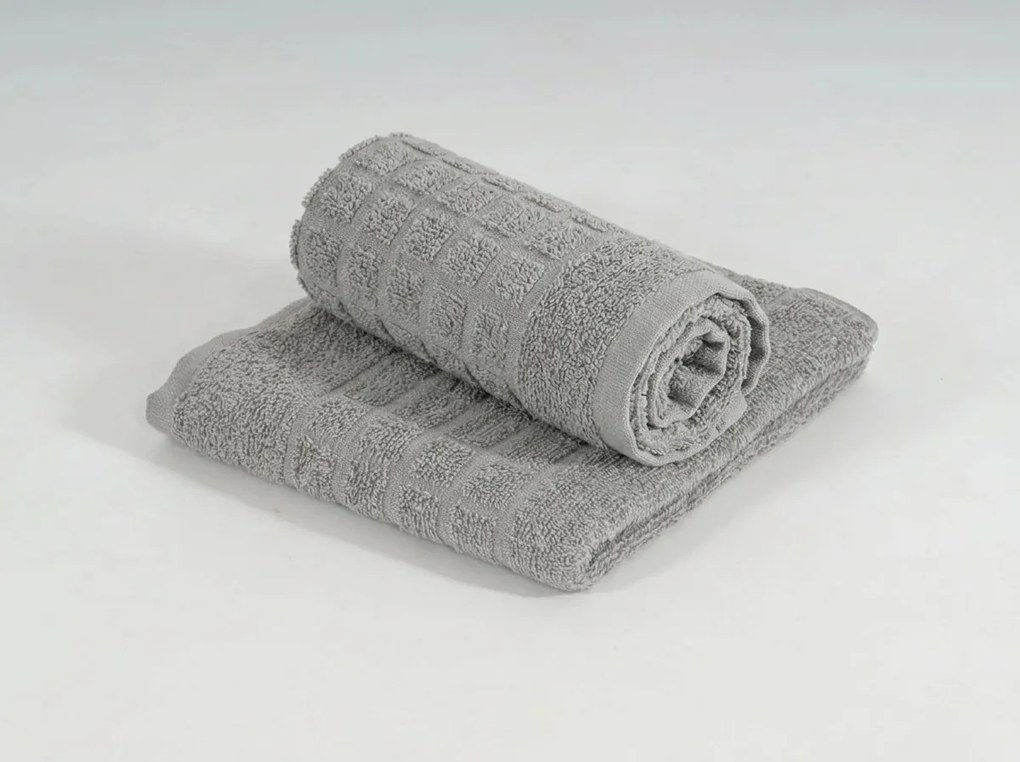 Ručník SOFT 50 x 100 cm světle šedý, 100% bavlna