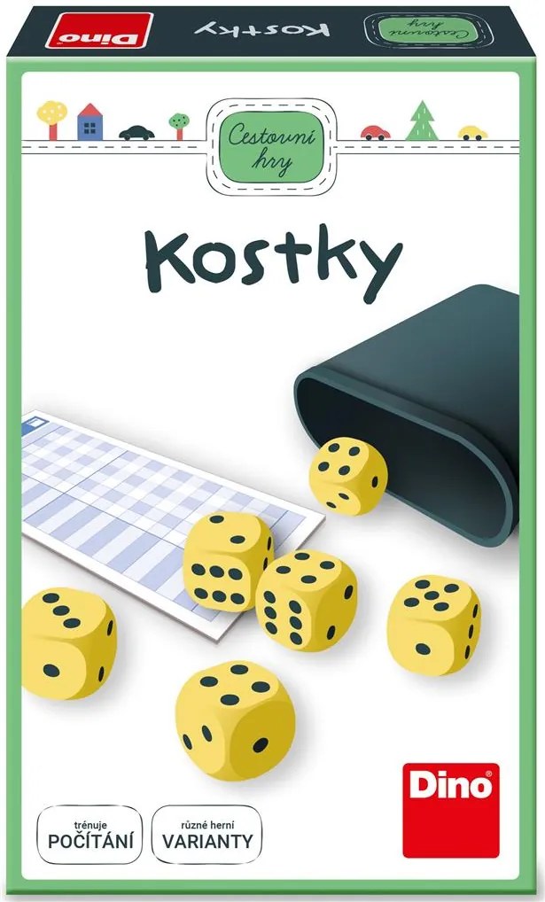 Dino Cestovní hra kostky