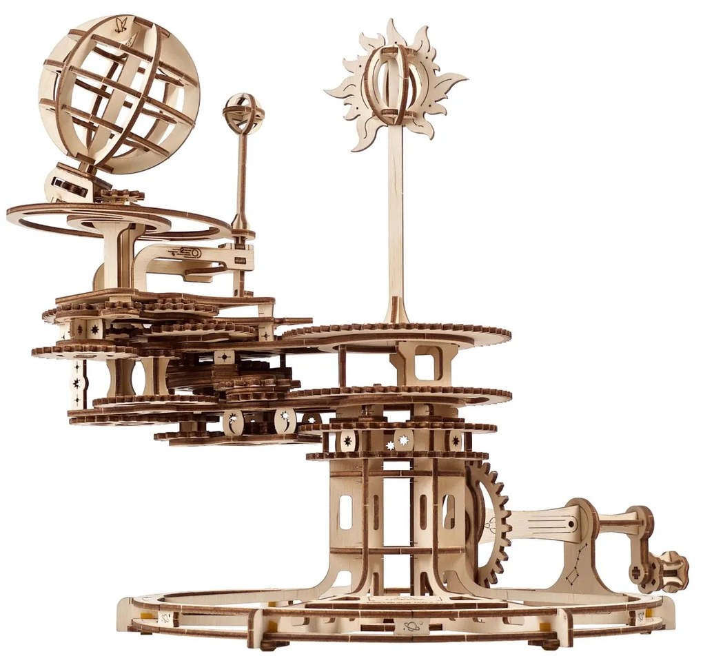 Ugears 3D dřevěné mechanické puzzle Tellurium