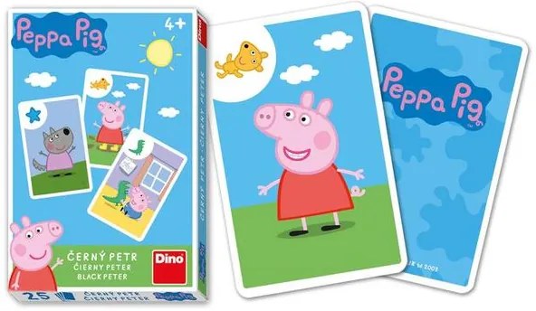 Dino Hrací karty Peppa Pig Černý Petr