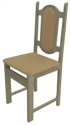 Čalouněná kuchyňská židle MOVILE 6 - dub sonoma / béžová