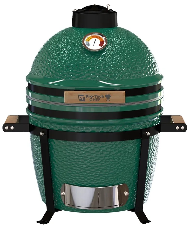 Gril Kamado Egg 16T" keramický, průměr 33,5 cm, zelený