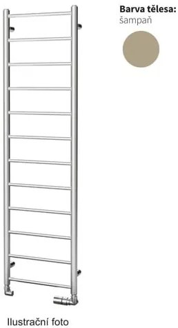 Radiátor ISAN Aura 138x40 cm šampaň metalíza DDIN13800400CHA