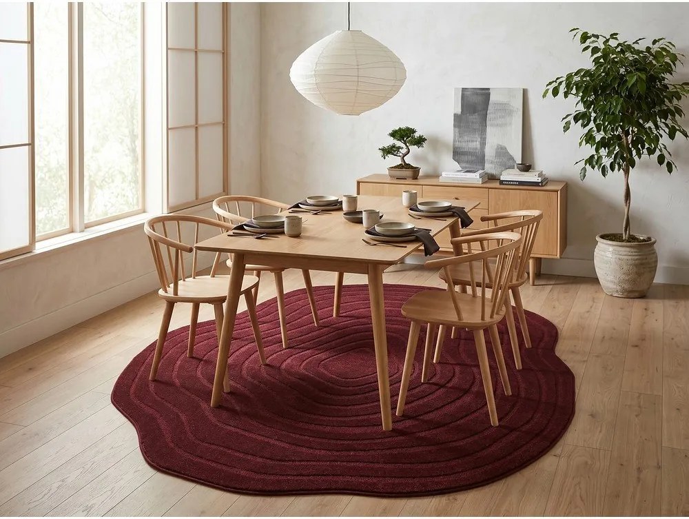 Vínový koberec 160x230 cm Pebble – ESTE