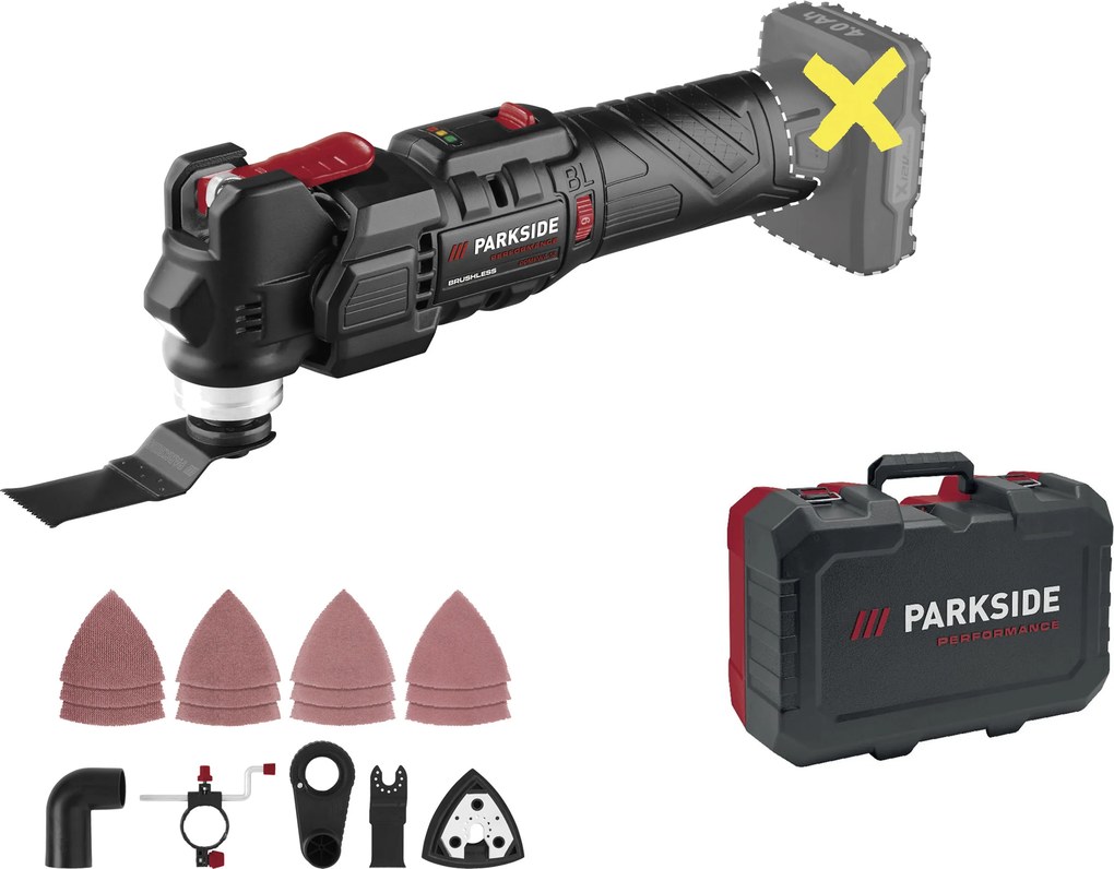 Parkside Performance® Aku multifunkční nářadí Ppmfwa 12 B2 – bez akumulátoru a nabíječky