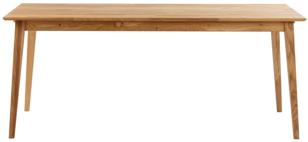 Přírodní olejovaný dubový rozkládací jídelní stůl Rowico Sundin,180/230/280 cm
