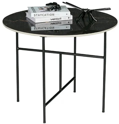 Konferenční stolek vida černý ø 60 x 48 MUZZA