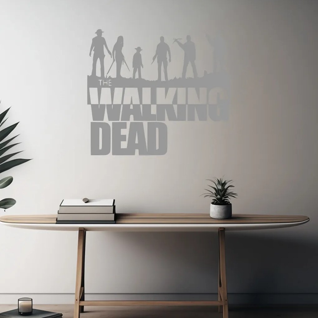 Živá Zeď Samolepka na zeď The Walking Death Barva: černá