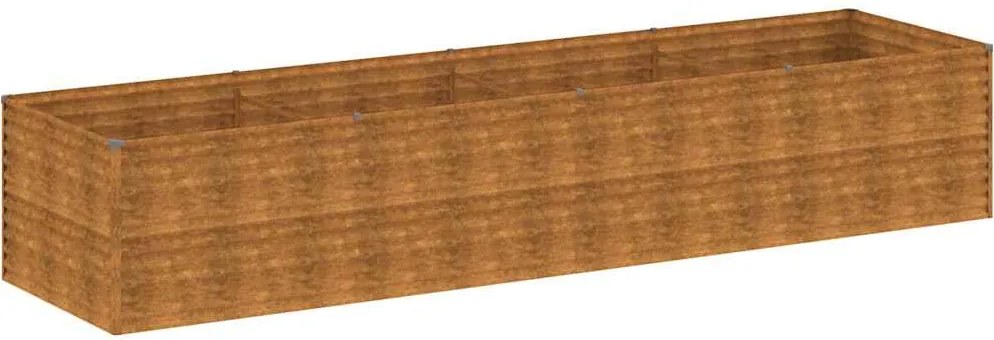 Zahradní vyvýšený záhon 386 x 100 x 69 cm cortenová ocel 152005