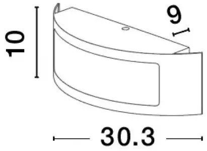 Venkovní zahradní svítidlo Zenith B 303 tmavě šedé