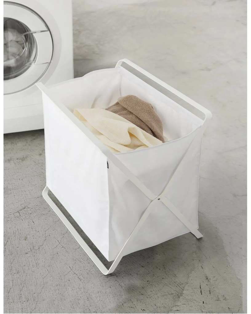 Yamazaki, Úložný koš Tower 3544 Storage Basket | bílý