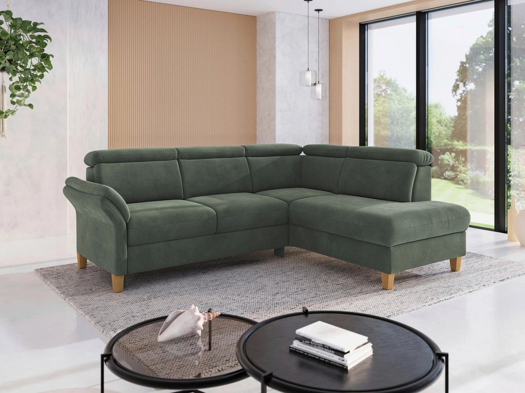 XXXLutz ROHOVÁ SEDAČKA, textil, tmavě zelená Sit & More - Sedací soupravy - 00014402571Q