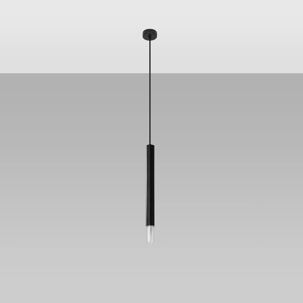 Sollux Lighting Závěsné svítidlo WEZYR 1 Černá