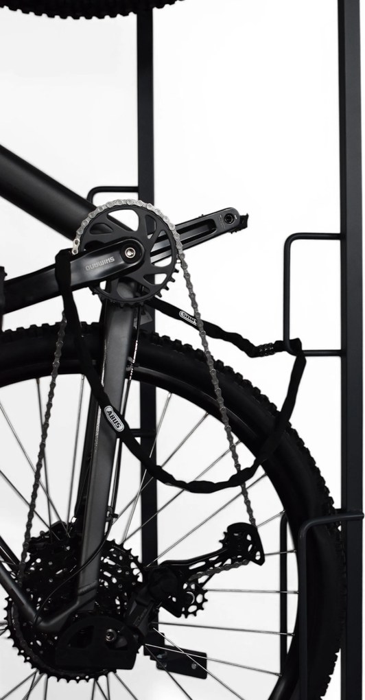 Natáčecí stojan na zeď pro jedno kolo KACERLE KS-750 Pro šířku pláště kola: do 7 cm (2,8") e-kola a 29" kola, Varianta: s okem k uzamčení