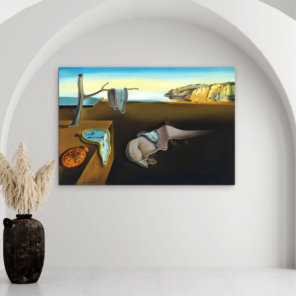 DUBLEZ | Reprodukce obrazu S. Dalí - Tekoucí hodiny | UV tisk, Premium