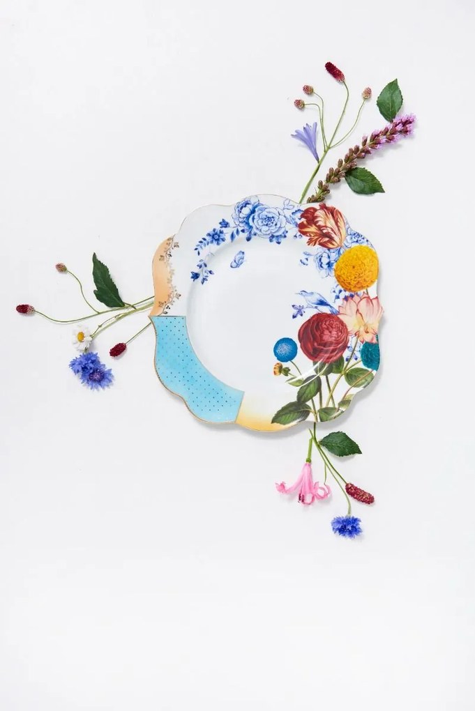 Pip Studio Royal Multi talíř Ø28 cm, barevný (krásný porcelánový talíř)