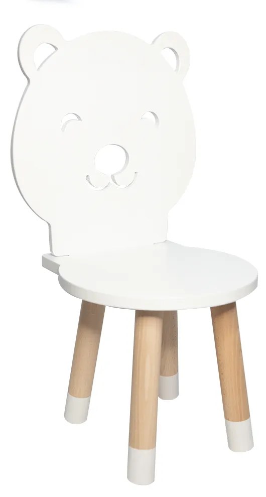 Dětská židle ve tvaru medvídka